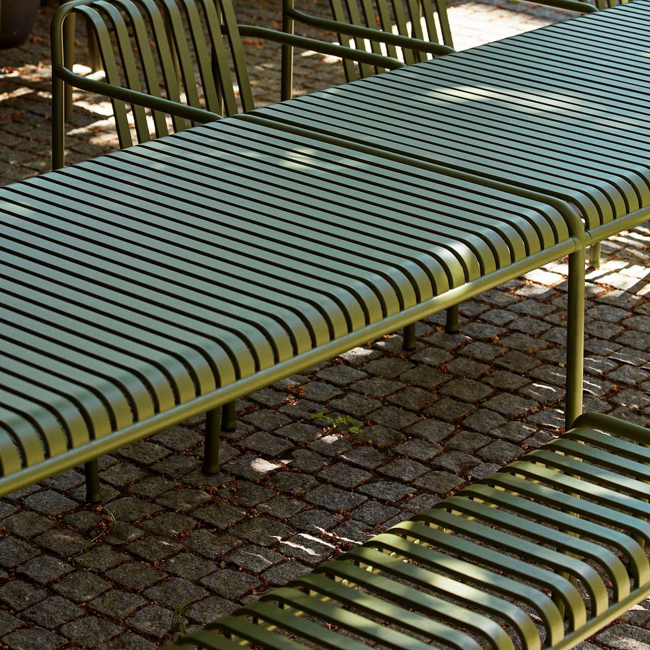 Kjøp Palissade Park Dining Bench - Set of Two fra HAY | Nordiska Galleriet